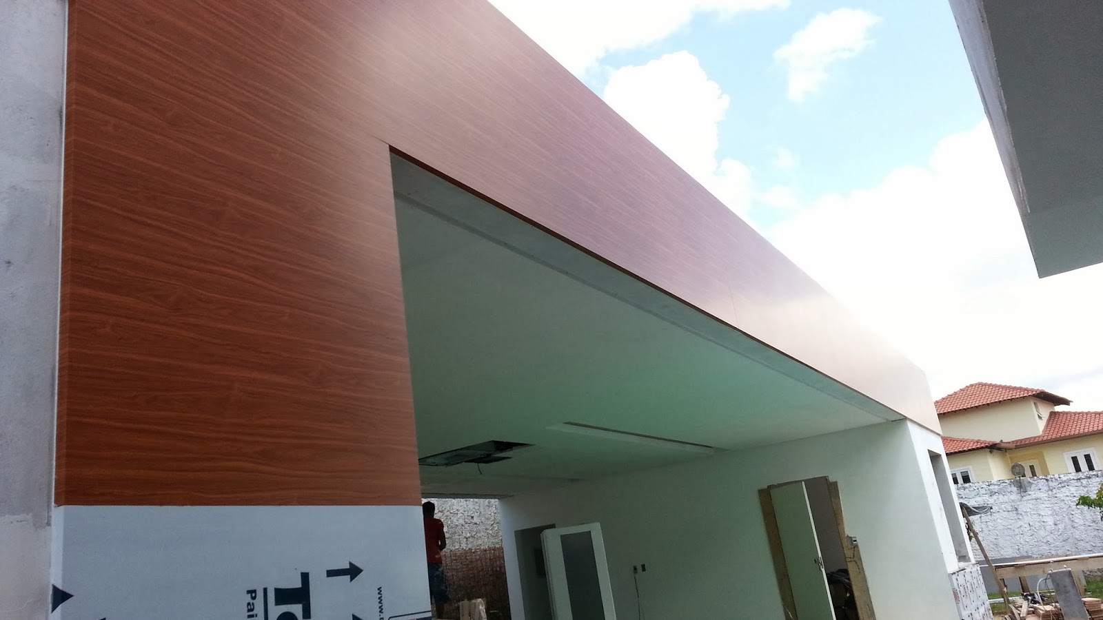 Revestimento de Fachadas em ACM: Obra no Condomínio Residencial ...